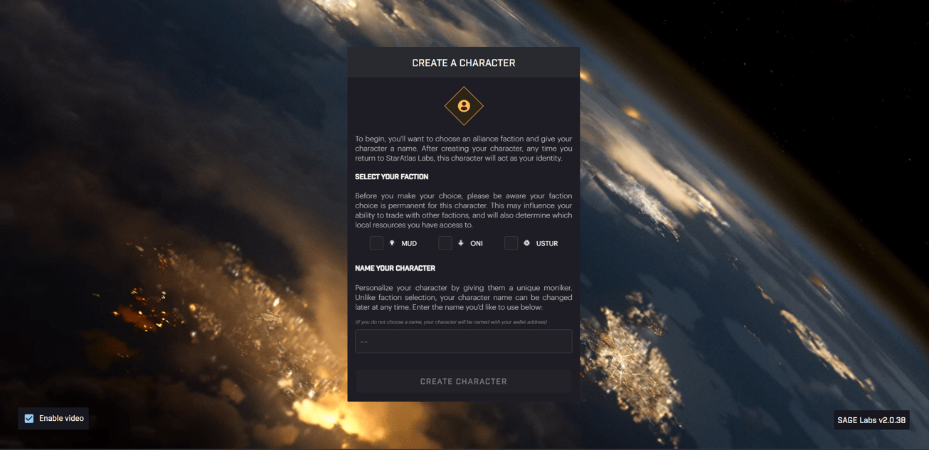 How to Create a Character in Labs